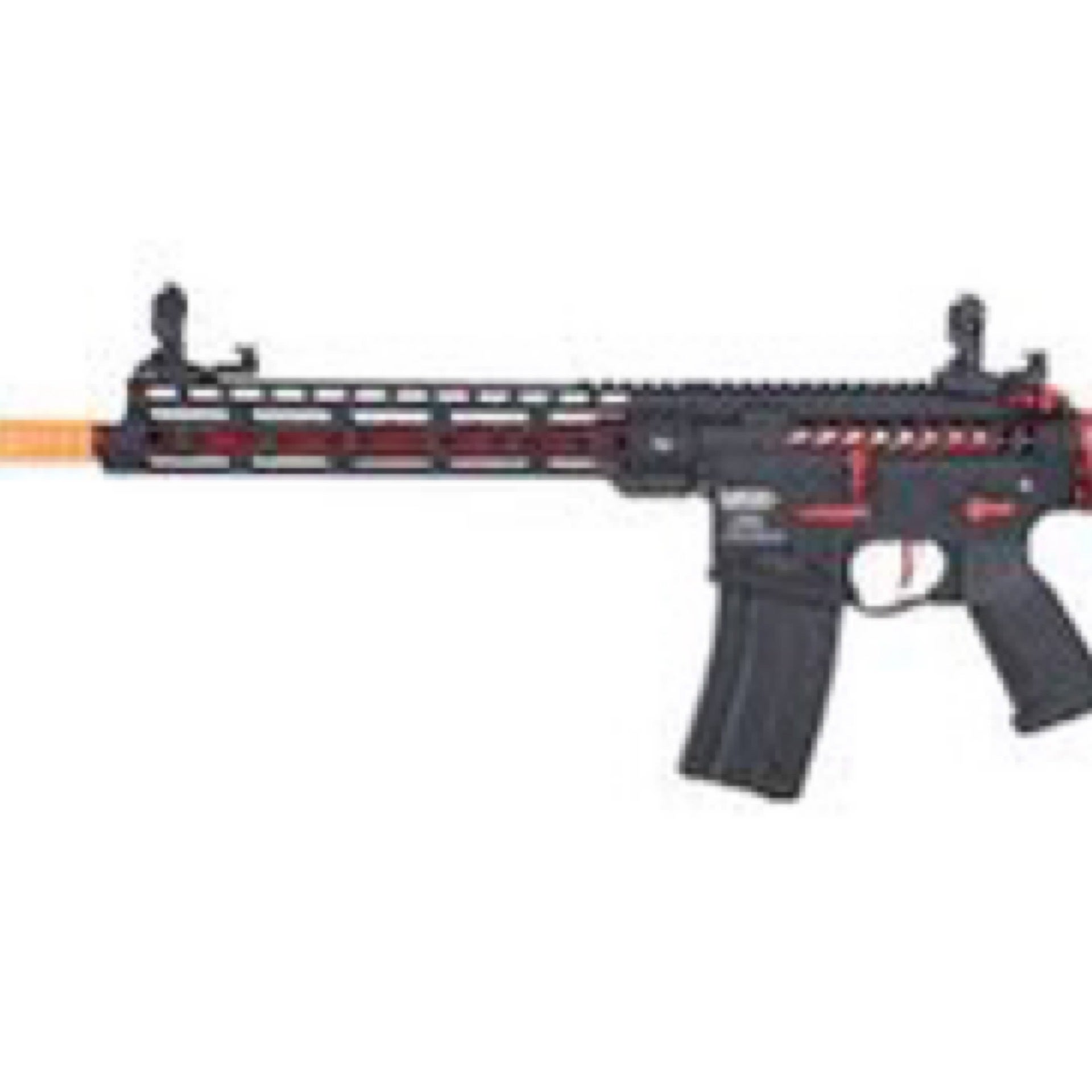 Proline Low FPS Enforcer Black Bird Skeleton M-LOK Airsoft AEG w/ Alpha ...